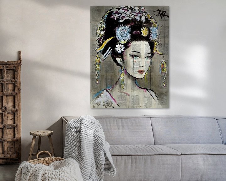 Nian Zhen van LOUI JOVER op canvas, behang en meer